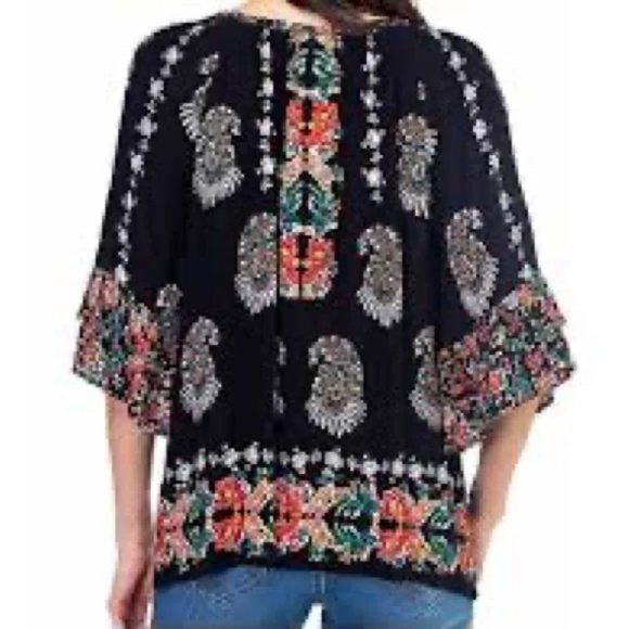 Bila | Tops | Bila Womens Split Neck Blouse Size Xl Bust 48 Length 25 ...